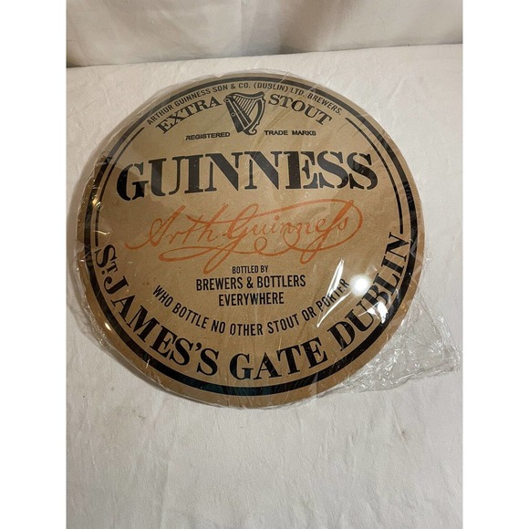 Guinness | Other | Guinness Dome Round 5 Metal Sign Beer Bar Home Man ...